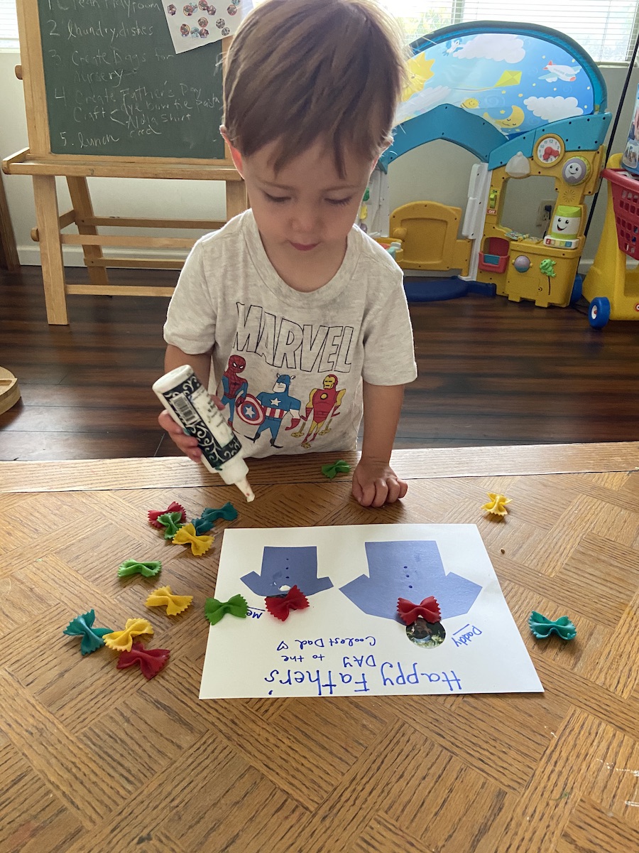 Simple Father’s Day Bow Tie Card – This Mama Needs Grace